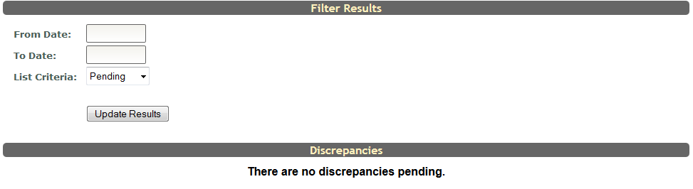 View Discrepancies – Welcome to the COINS Support Center!