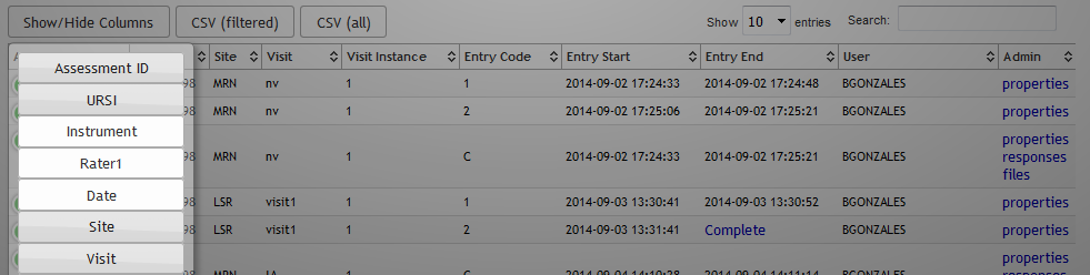 COINS Data Table Features – Welcome to the COINS Support Center!