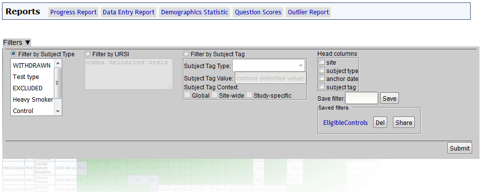 Progress Report – Welcome to the COINS Support Center!